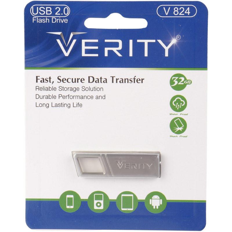 قیمت و خرید فلش وریتی 32G گیگابایت مدل Verity V824 ارزان ترین یو اس بی
