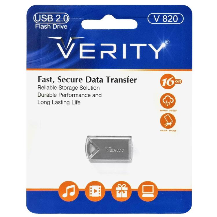 قیمت و خرید فلش 16 گیگ وریتی مدل Verity V820 امی نت ارزانترین فروشگاه انلاین