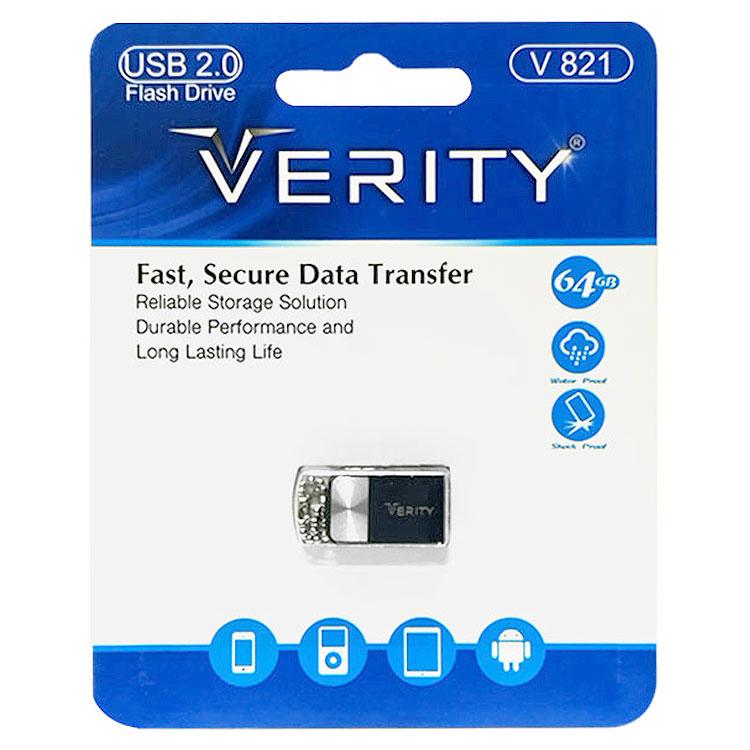 قیمت وخرید فلش وریتی 64G گیگابایت مدل Verity V821 ارزانترین یو اس بی