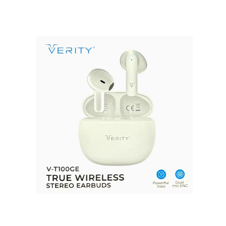 قیمت و خرید هندزفری بلوتوثی وریتی مدل Verity V-T100 ایرپاد بدون سیم دوتایی ارزان